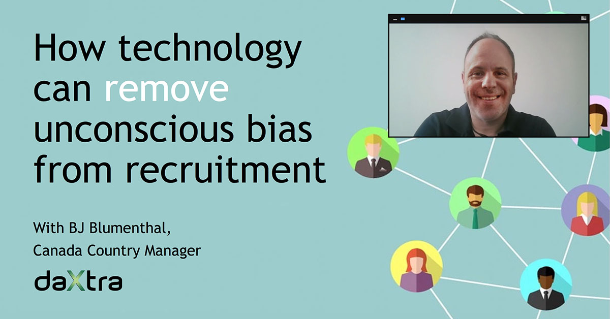 Recruitment technology to reduce the impact of unconscious bias in candidate sourcing